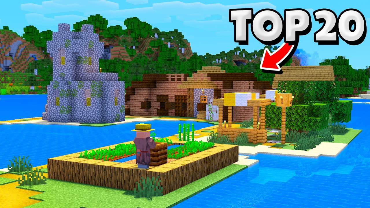 20 NEW Village Seeds for Minecraft 1.21.1! (Best Java Edition Seeds ...