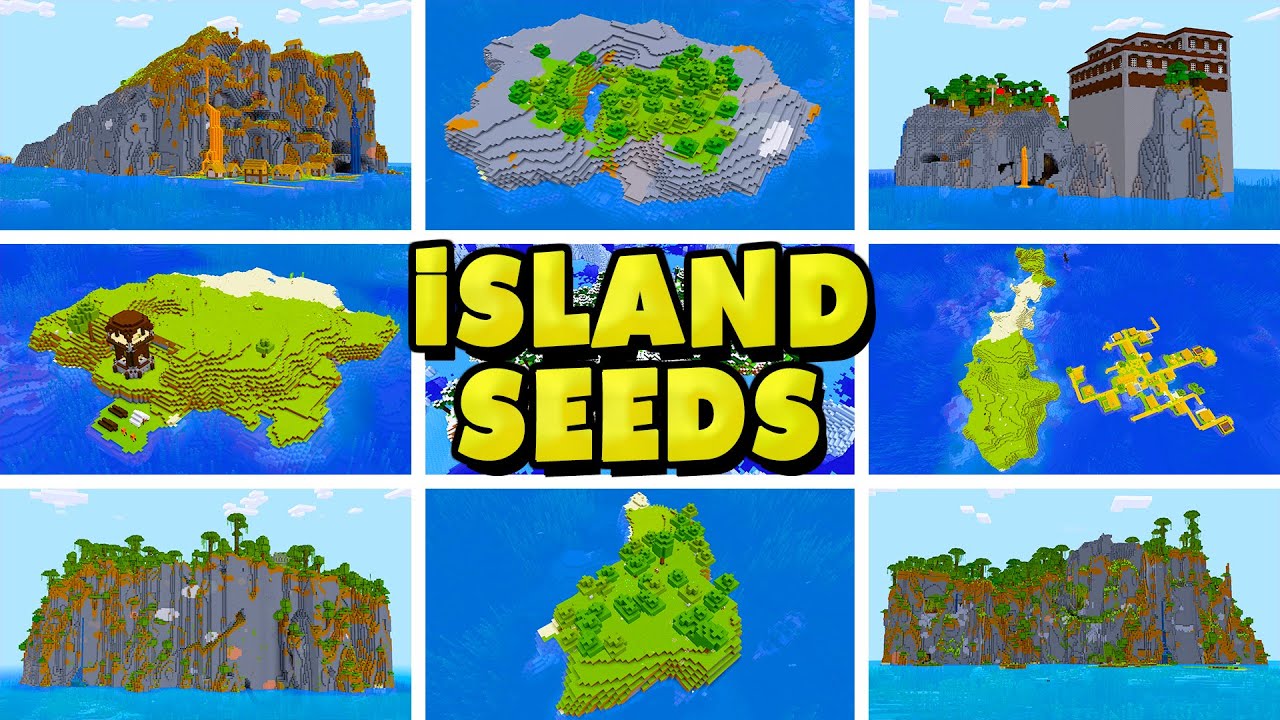 Top 20 Best New SURVIVAL ISLAND SEEDS For Minecraft 1.20.1! (Trails ...